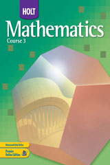 holt mcdougal mathematics course 3 answer key