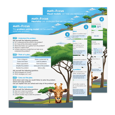 Math In Focus Posters Grade 4: 9780358105077 | HMH