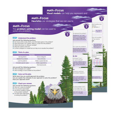 Math in Focus Posters Accelerated: 9780358105121 | HMH