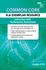 Collections Common Core ELA Exemplar Teacher's Guide Grades 9-10: ...
